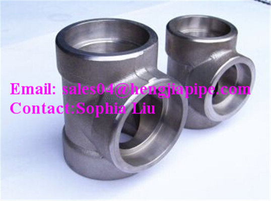ASTM A182 F304 forged tee（SW & THD）