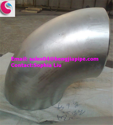 CS AS SS pipe elbow 90deg WT SCH5-SCH160