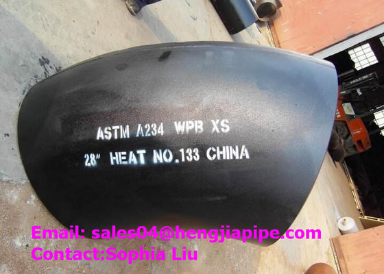 CHINA 28'' welded XS elbow CS ASTM A234 WPB