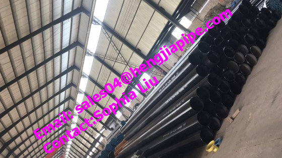 ASTM A53 Gr.B seamless pipes Bevel end SCH30 STD