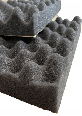 Egg Shape PU Acoustic Insulation Foam For Building Noise Reducing / Soundproof