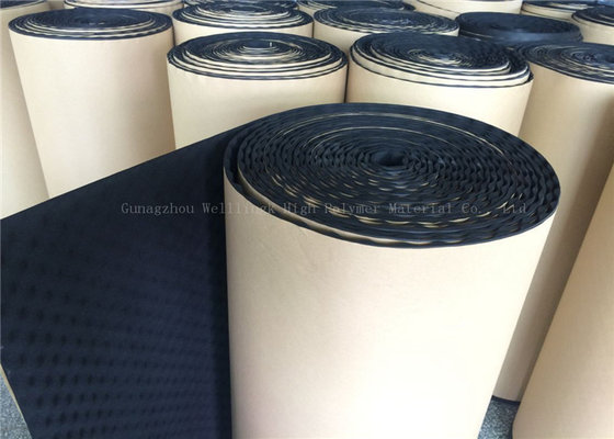 Acoustic Foam Sound Proofing Mat Black Eggcrate 10mm Rooms / Studio Noise Damping