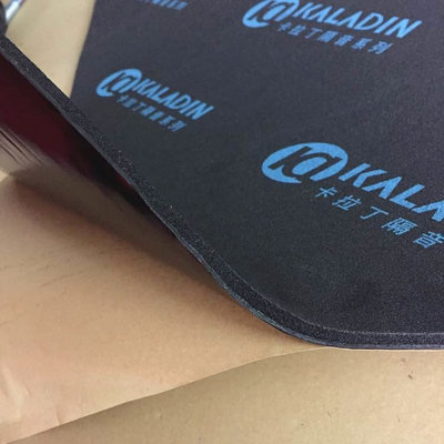 Closed Cell Sound Proof Material 7mm Black Butyl Vibration Damping Pad Adhesive