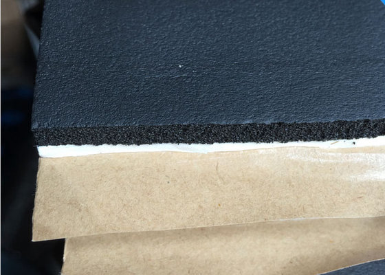Self - Adhesive Sound Proof Material Heat Insulating Foam High Density 7mm Black