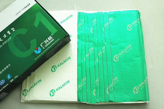 Aluminium Foil Green Sound Deadening Pads Vehicle Sound Deadener Butyl Rubber
