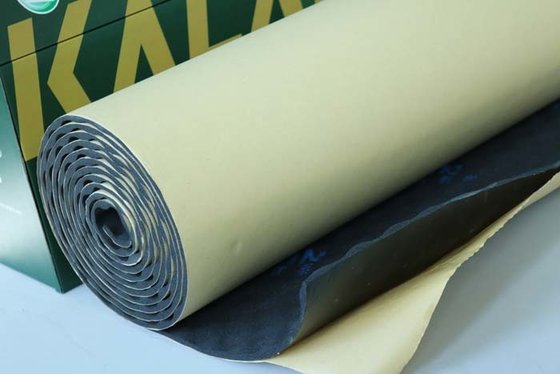 Rubber Foam Sound Absorption Pad Fireproof 8mm Self - Adhesive Insulation Mat