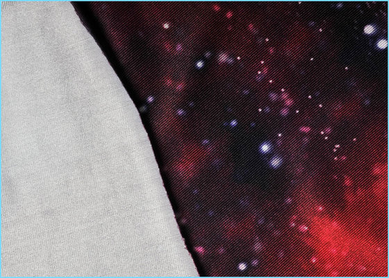 Galaxy Printed Polyester Lycra Spandex Fabric For Leggings / Swimming Suit / Clothing