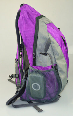 Outside Waterproof mp3 speaker bag  high capacity Violet QH-03