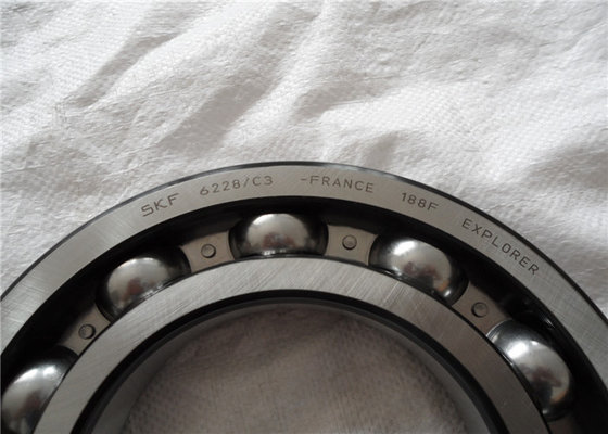 Radial Load Single Row Deep Groove Ball Bearing 6228 C3 , Stainless Steel