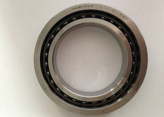 OPEN Single Row Angular Contact Ball Bearing High Precision P5 / P4