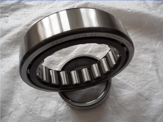 Single Row Abec3 Cylindrical Roller Bearing NU2216ECP For Wheel , Nylon Cage