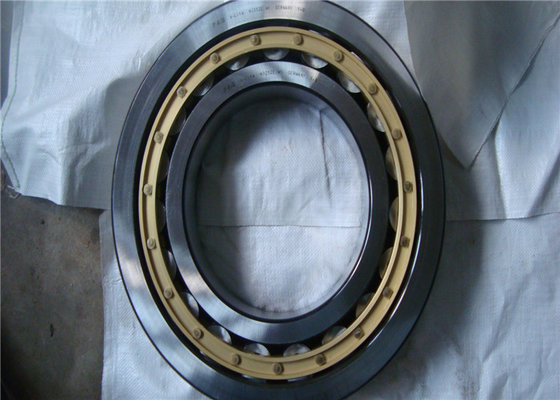 Chrome Steel Cage Cylindrical Roller Bearing NU208ECJC3 For Mine , Single Row