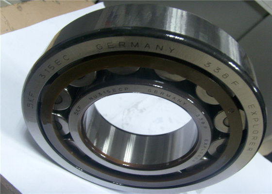 Single Row Cylindrical Roller Bearing NU315ECP For Mining Industry , Nylon Cage