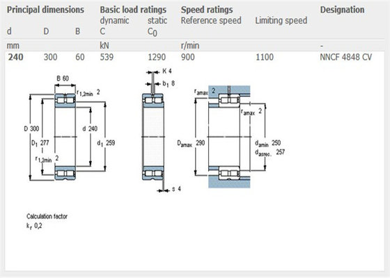 Single Row NU328ECJ Cylindrical Roller Thrust Bearings C3 For Automotive