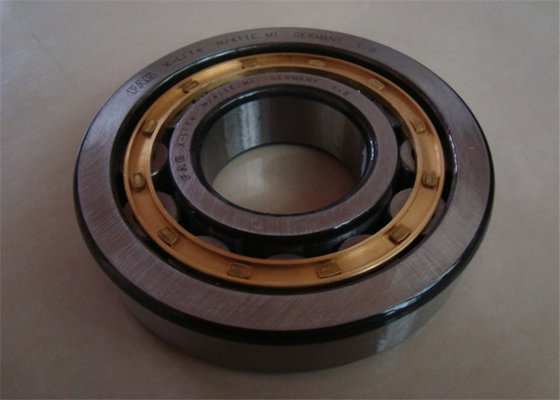 Chrome Steel C3 Cylindrical Roller Bearing NU320ECM , Brass Cage And Single Row