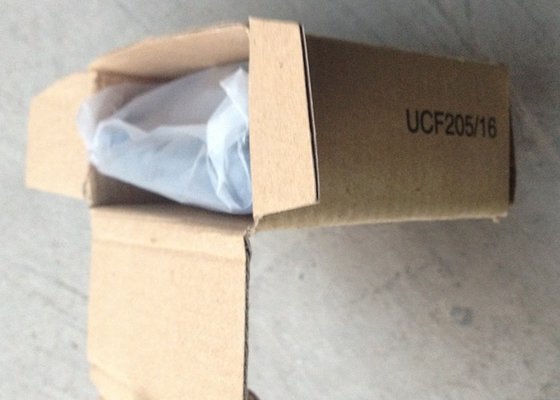 Open Seals Pillow Ball Bearing UCF205-16 , Insert Bearing With Housing
