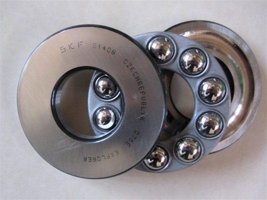 Metal Cage Thrust Steel Ball Bearing 51205 / 51205M For Machine Table