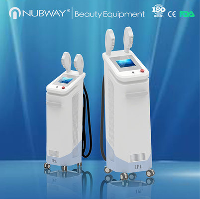 super hair removal vertical ipl e-light shr machine with two handles