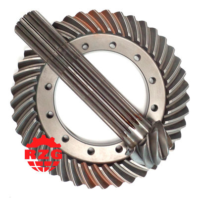 China Agricultural Machinery Spiral Helical Bevel Gear Ratio 8*41 Crown Pinion Gear supplier
