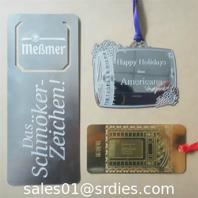 Christmas tree designed etched bookmarks, gold plated Christmas gift etched bookmarks, supplier