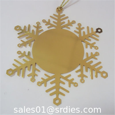Christmas gift snowflake design photo etched bookmarks, snowflake etched page bookmarks, supplier