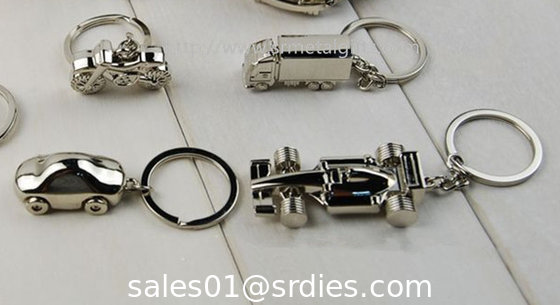 Miniature truck drop pendant key ring, car charm pendant keychain, zinc alloy, supplier