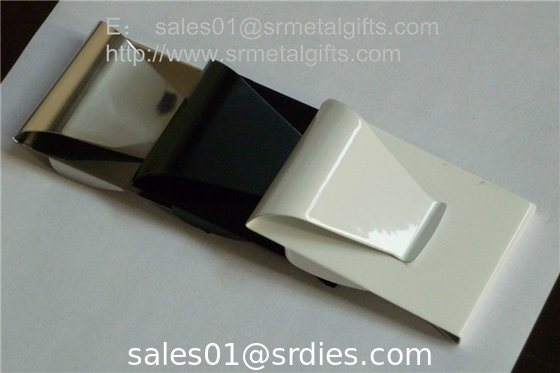 Wire spring metal money clip, stainless steel money clip with wire spring, supplier