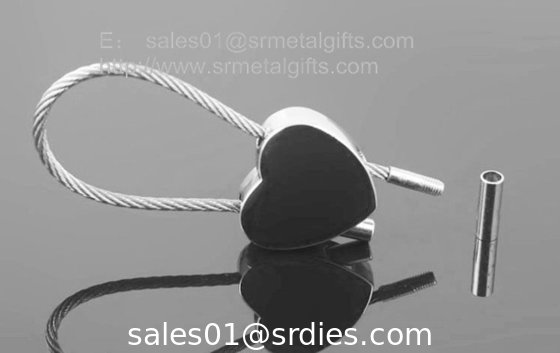 Stainless steel wire cable with screw lock for diy key chain supplier