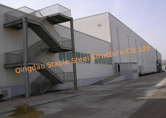 China prefabricated light building 2 floor steel structure office warehouse supplier