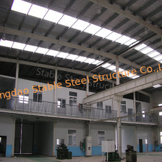 China Environmental Light Steel Structure Prefab Warehouse with Office Room supplier