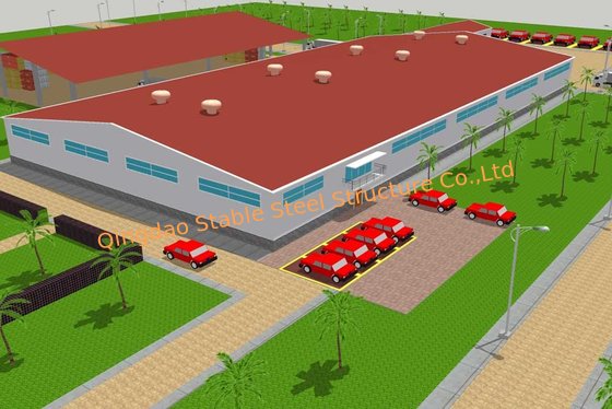 Anti-Corrosion Prefabricated Steel Warehouse supplier