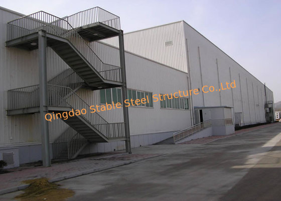 prefabricated light building 2 floor steel structure office warehouse supplier