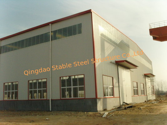 prefabricated wide span light steel structure industrial building supplier