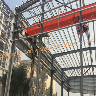 Painted Structure Steel Light Prefabricated Workshop Building supplier