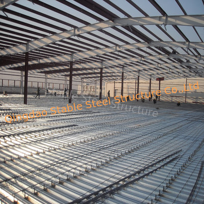 Prefabricated Light Steel Structure metal Workshop with Large Span supplier