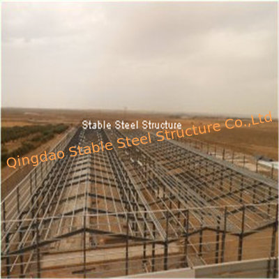 Libya Prefab Steel Structural Warehouse with Corrosion Protection supplier