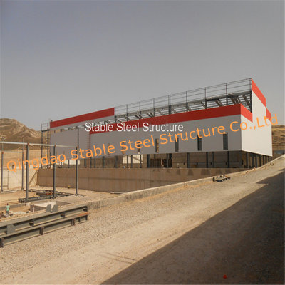 Libya Prefab Steel Structural Warehouse with Corrosion Protection supplier