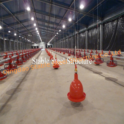 Fine Price Prefabricated Steel Poultry Farm Chicken with best design supplier