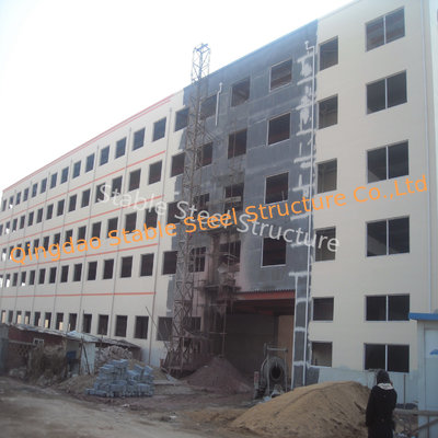 High Rise Multi-Storey Steel Structure Office Building with Block Wall supplier