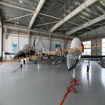 Prefabricated Wide Span Steel Buildings for Hangar with stable steel structure supplier