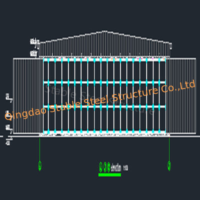 Pre-Engineered Portal Frame Light Steel Structure Hangar with Big Span supplier