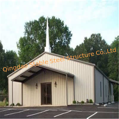 Metal Steel Structure Church Buildings with Best Design and strong strength supplier