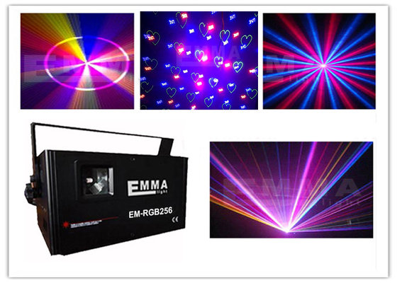 Professional Animation Stage Laser Lights 3 Watt Sound Active