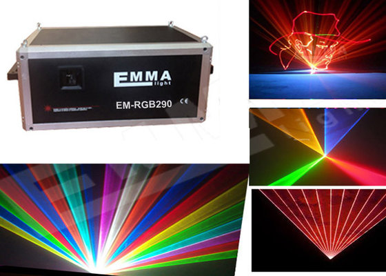 Outdoor 7W RGB Full Color Club Laser / Disco laser light Show Projector