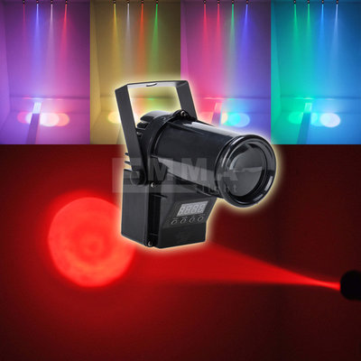 3 Watt Rgb LED Spotlight With Mount Pinspot DJ Stage Light Effect