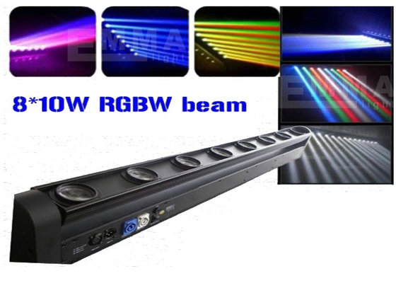 RGBW 4IN1 LED Bar Beam Led Moving Head Lights 8x10W RGBW 4 in1 Stage Fixture