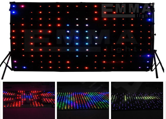 Led Video Cloth Led Vision Curtain lighted Backdrop For Wedding