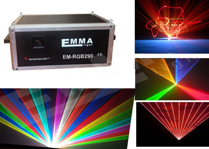 Outdoor 7W RGB Full Color Club Laser / Disco laser light Show Projector