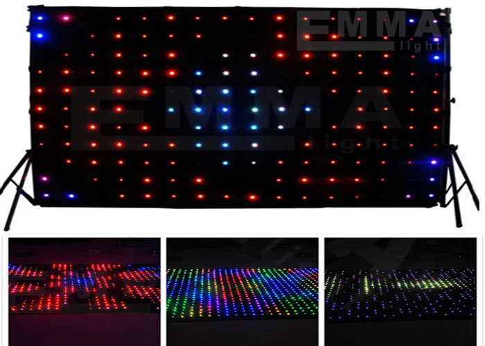 Led Video Cloth Led Vision Curtain lighted Backdrop For Wedding