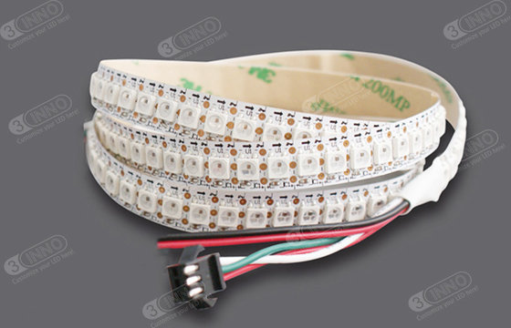 RGB LED Strip Lights DC5V 144LED / M Addressable Waterproof Tape For Decoration